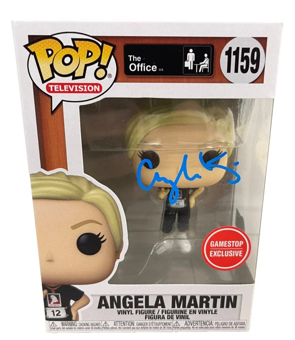 Angela Kinsey Signed Angela Martin The Office Funko #1159 | PTS