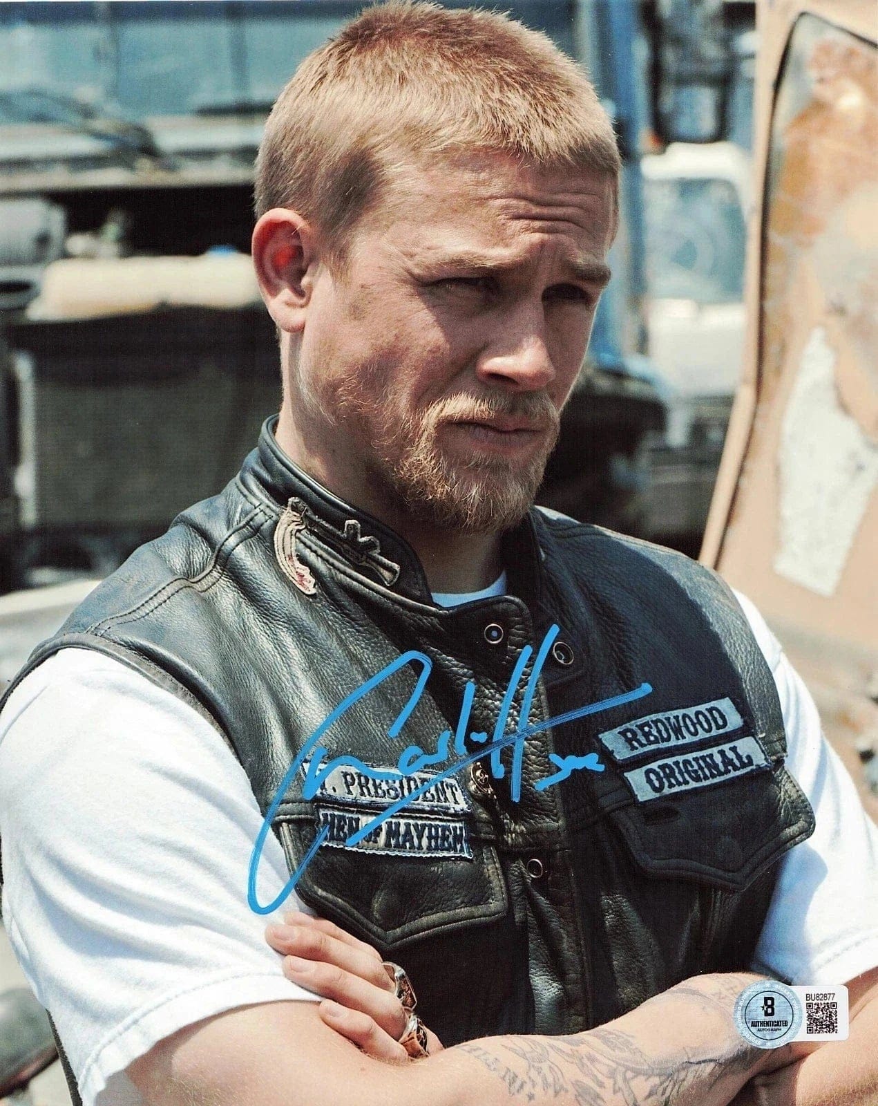 Charlie Hunnam Signed Sons of Anarchy #5 | Prime Time Signatures