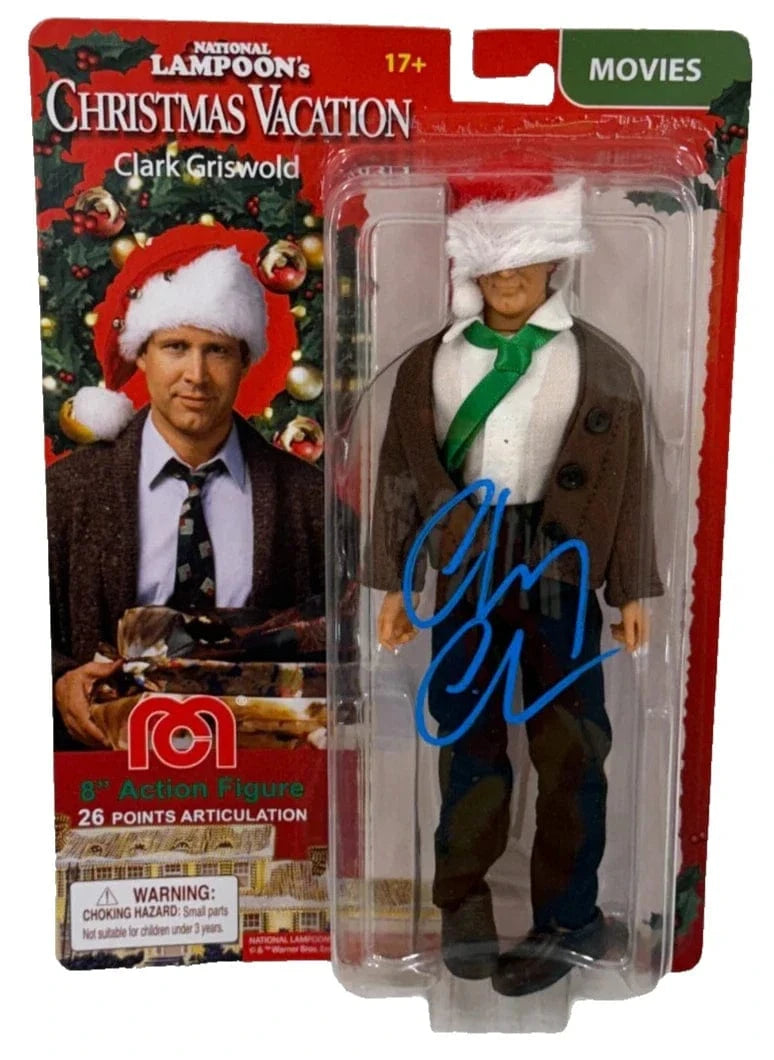 Chevy Chase Signed Clark Griswold Figure - COA
