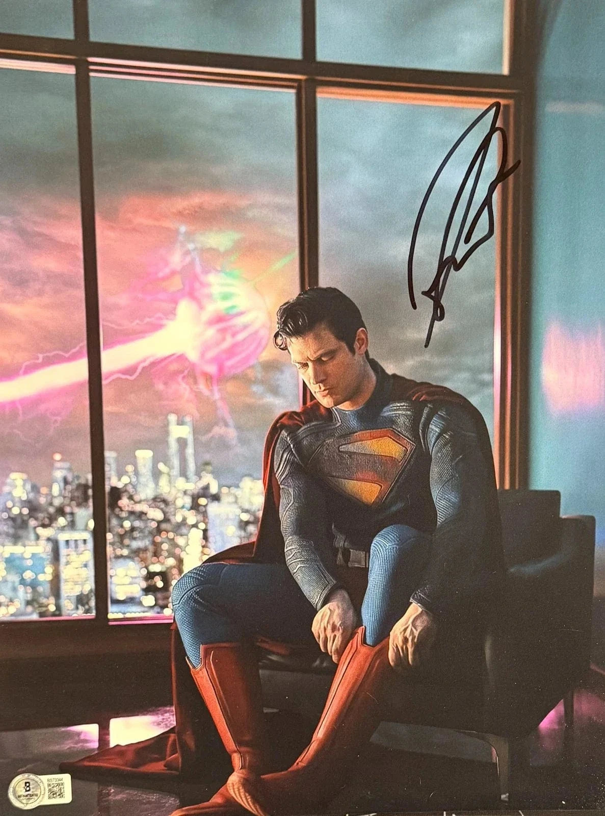 David Corenswet Authentic Autographed 11x14 Photo Beckett COA