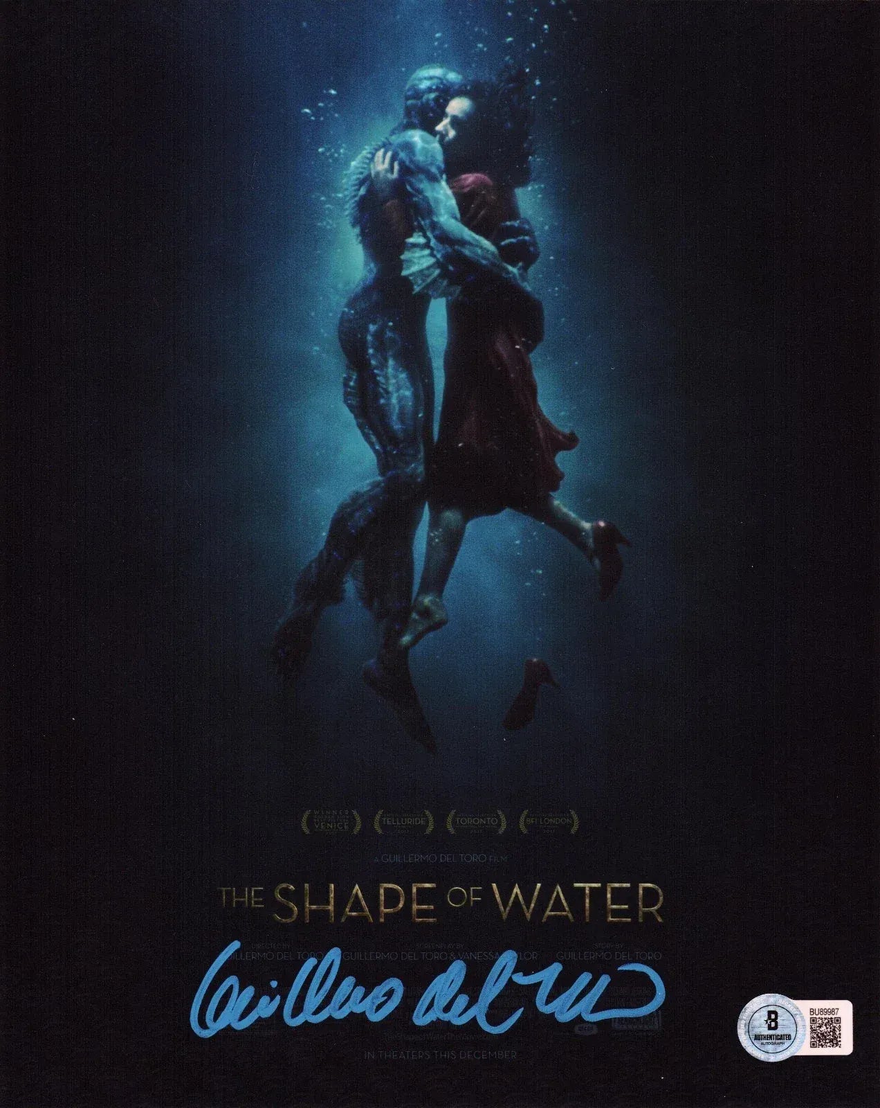 Guillermo del Toro Signed Photo - The Shape of Water
