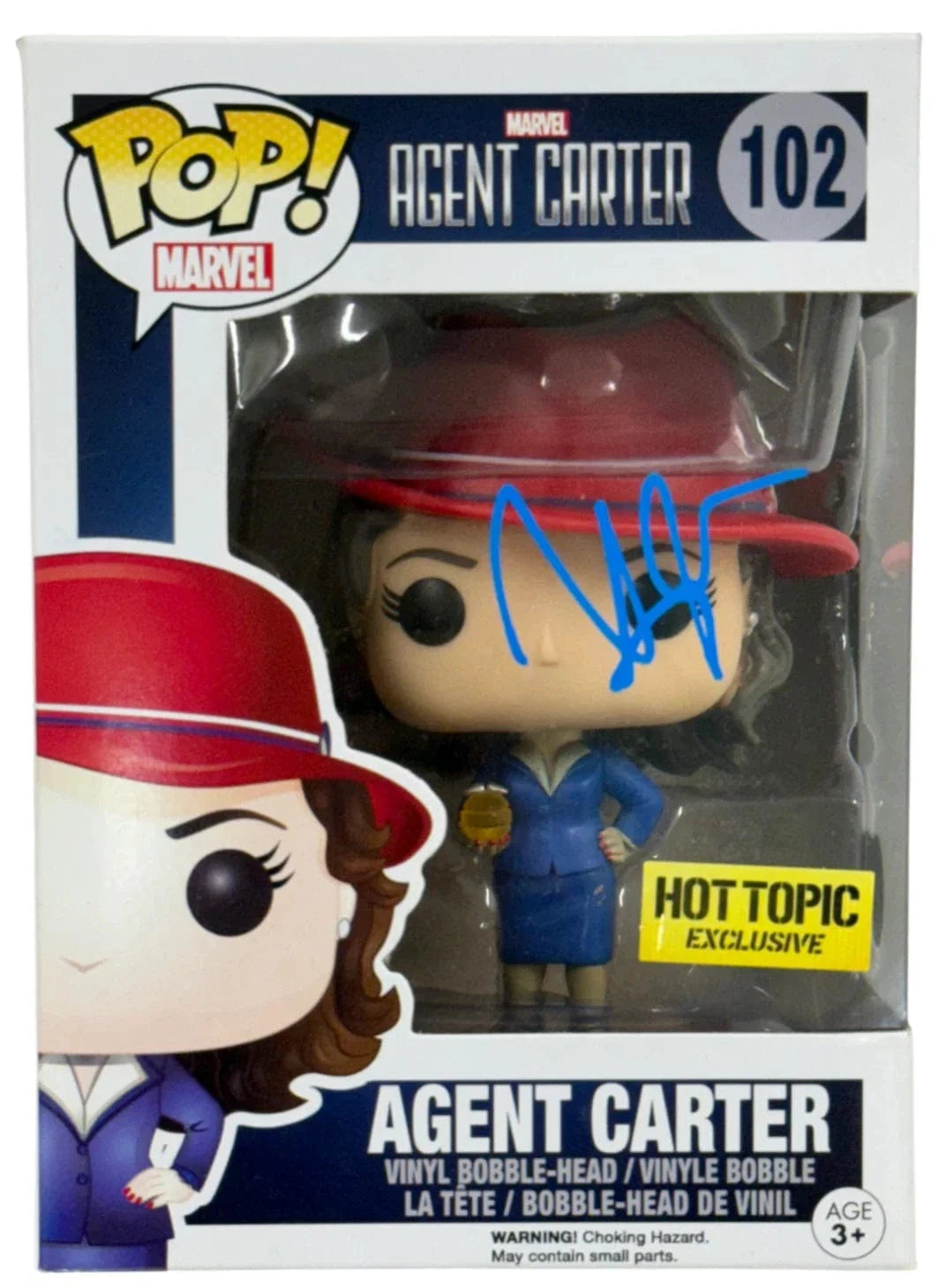 Hayley Atwell Signed Agent Carter Funko - Beckett COA | PTS