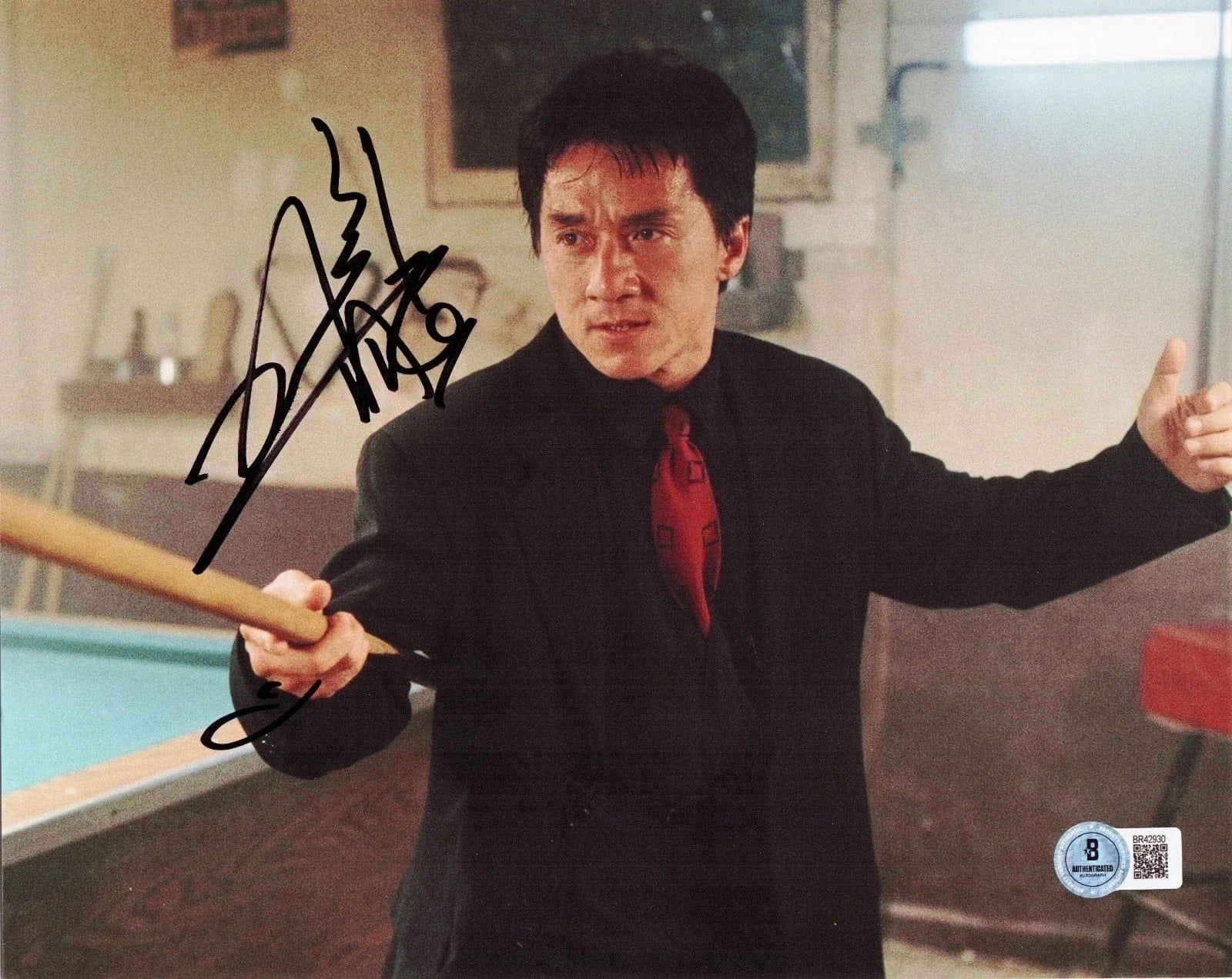 Jackie Chan Autographed 8x10 Photo | Beckett COA