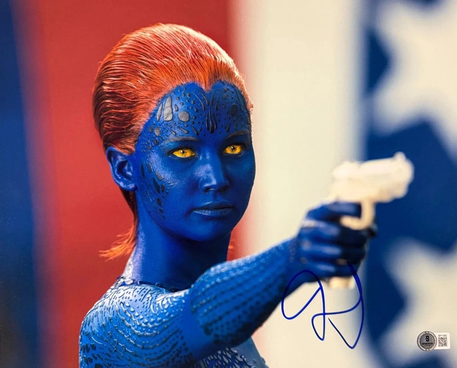 Jennifer Lawrence Signed 11x14 Photo - Marvel