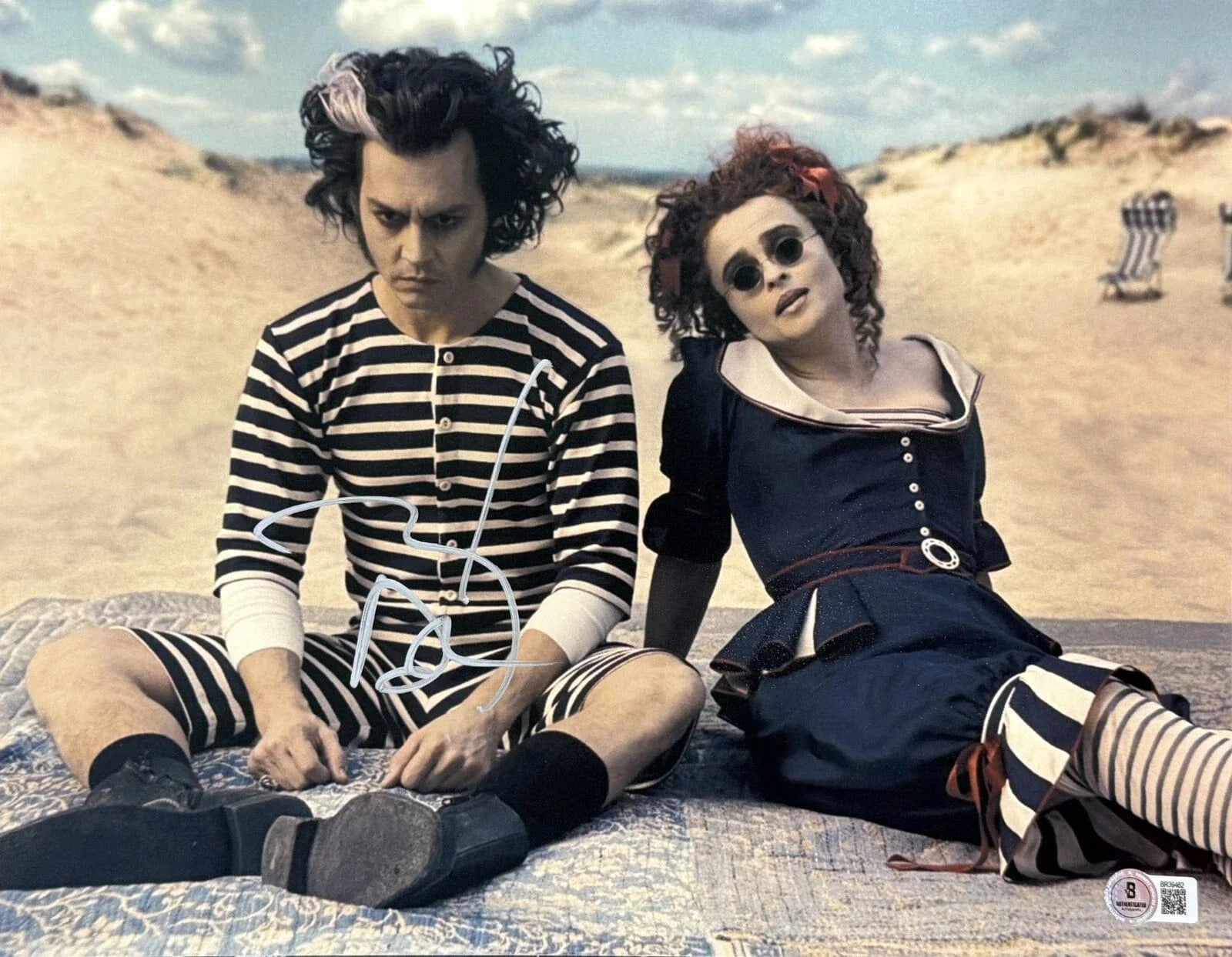 Johnny Depp Authentic Autographed 11x14 Photo Beckett COA