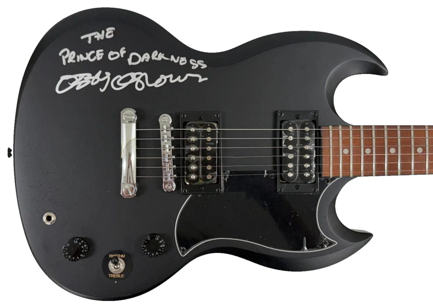 Ozzy Osbourne Authentic Autographed Epiphone SG Electric Guitar Beckett COA