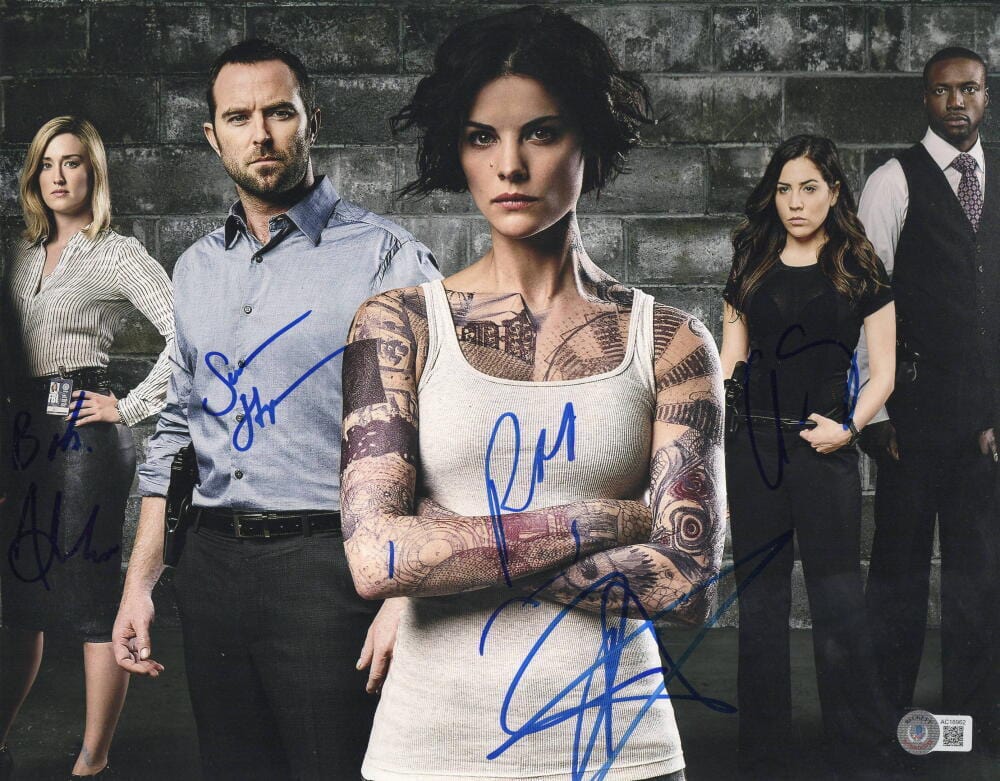 Blindspot Cast Authentic Autographed 11x14 Photo Beckett COA