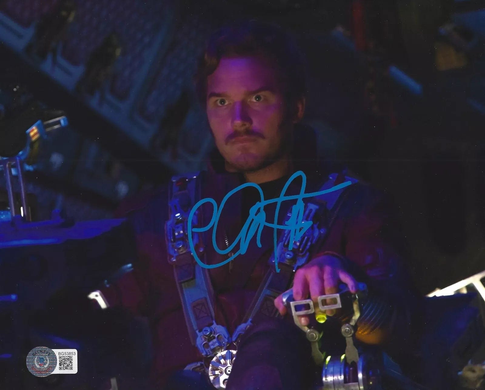 Chris Pratt Autographed 8x10 Photo | Beckett Star-Lord