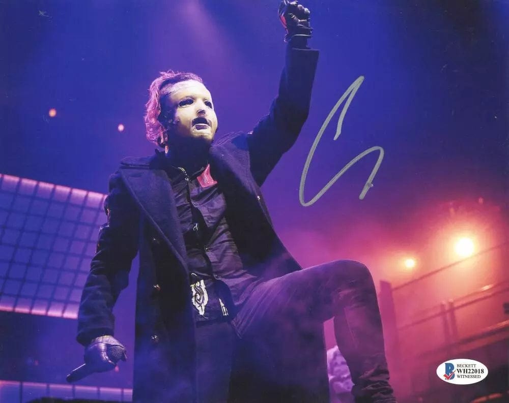 Corey Taylor Authentic Autographed 8x10 Photo Beckett COA