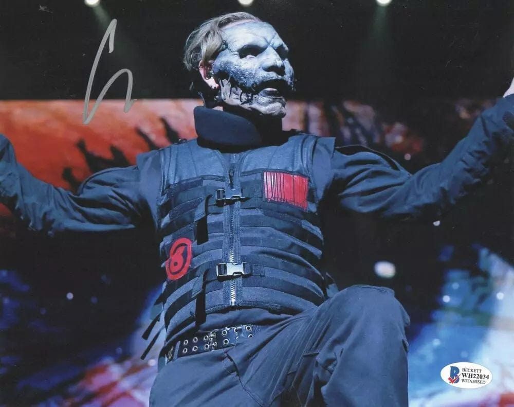 Corey Taylor of Slipknot Signed 8x10 Photo - Beckett