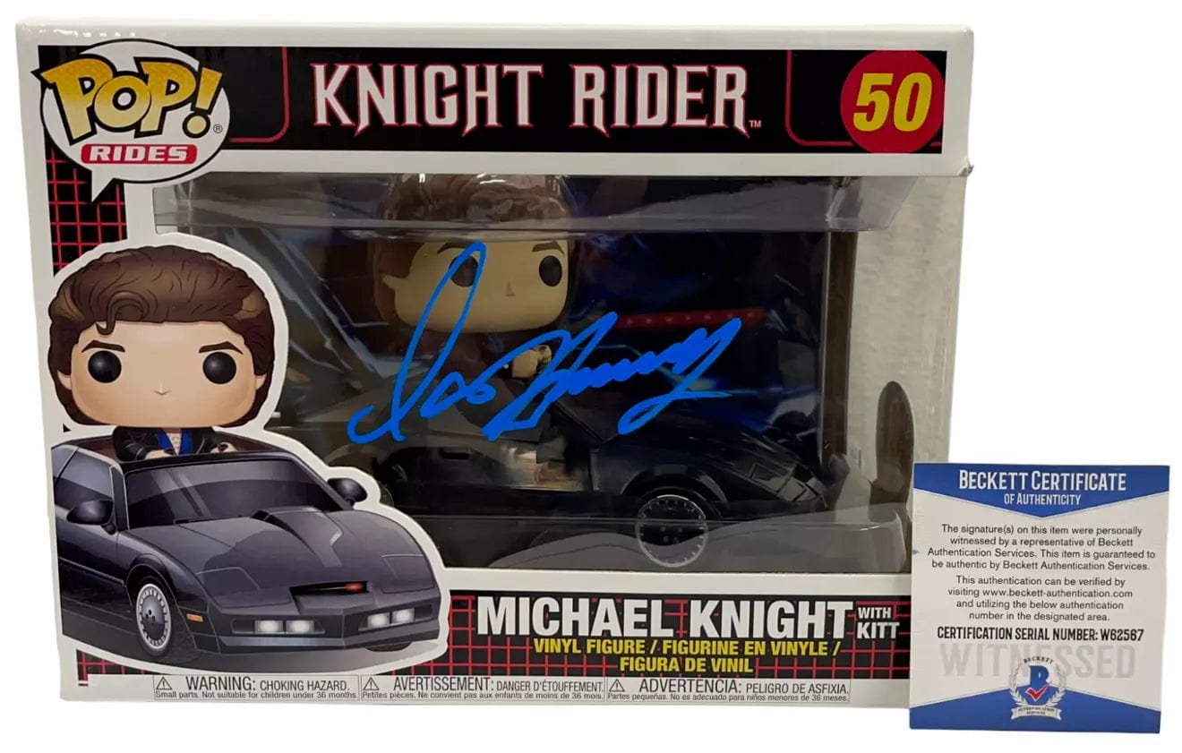 David Hasselhoff Authentic Autographed Knight Rider Funko Beckett