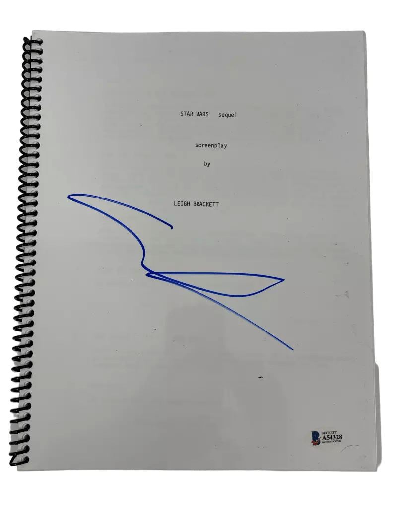 George Lucas Autographed Star Wars The Empire Script - PTS