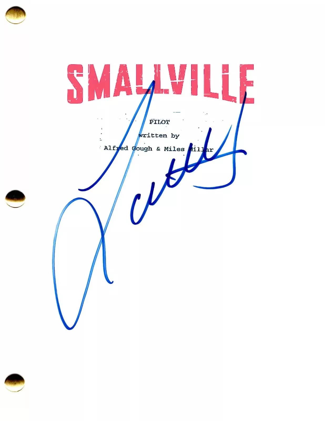 Laura Vandervoort Signed Smallville Script | PTS