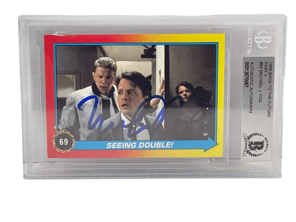 Michael J Fox Autographed Trading Card #69 - PTS