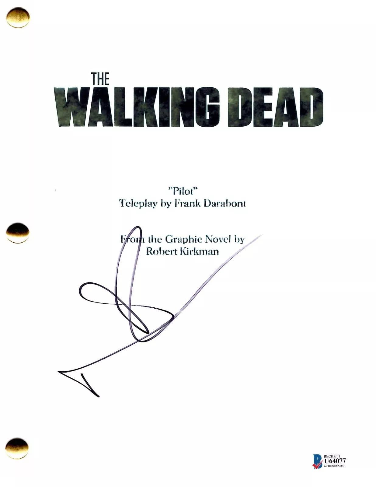 Norman Reedus Signed The Walking Dead Script | PTS
