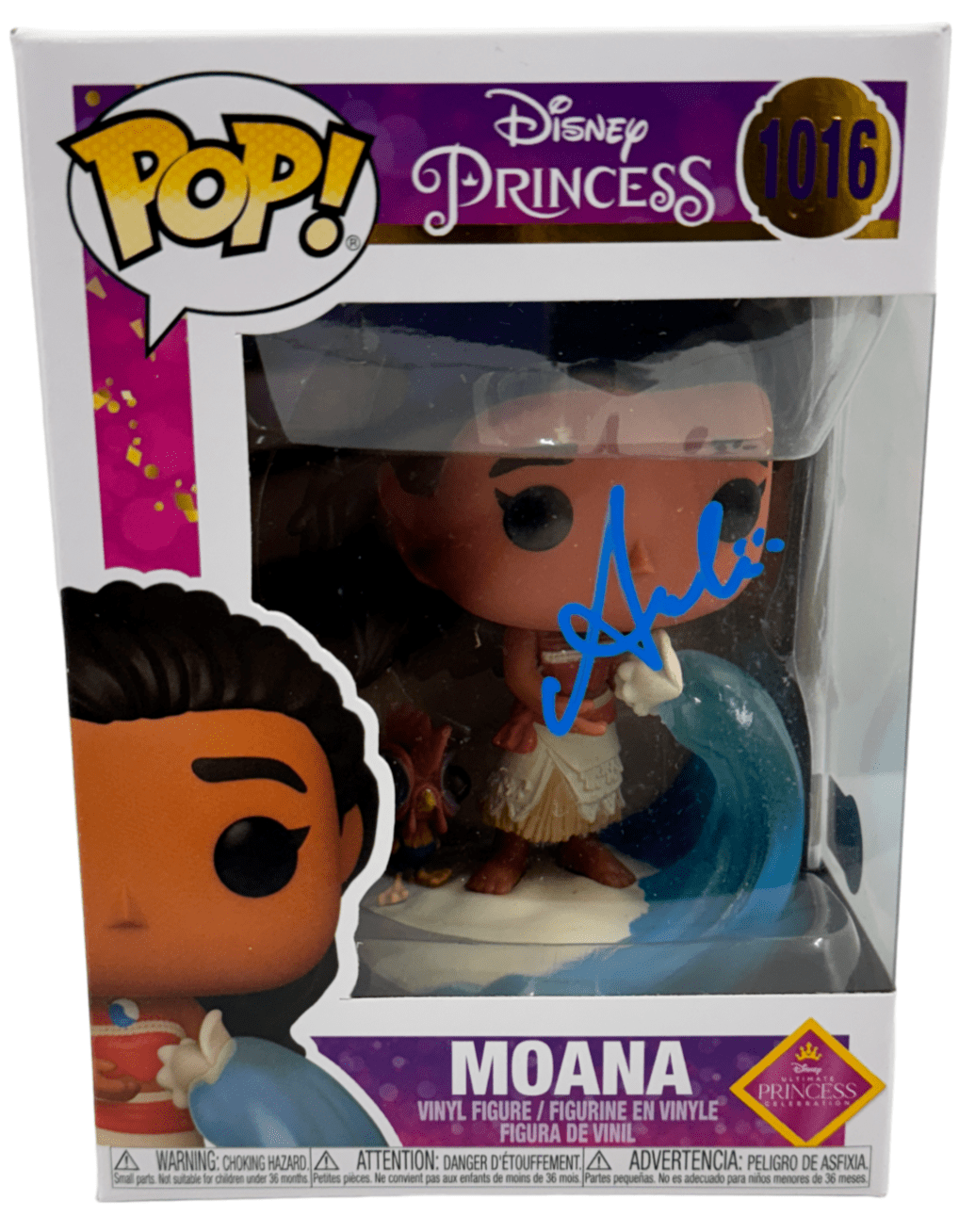 Auli'I Cravalho Signed Moana Disney Princess Funko