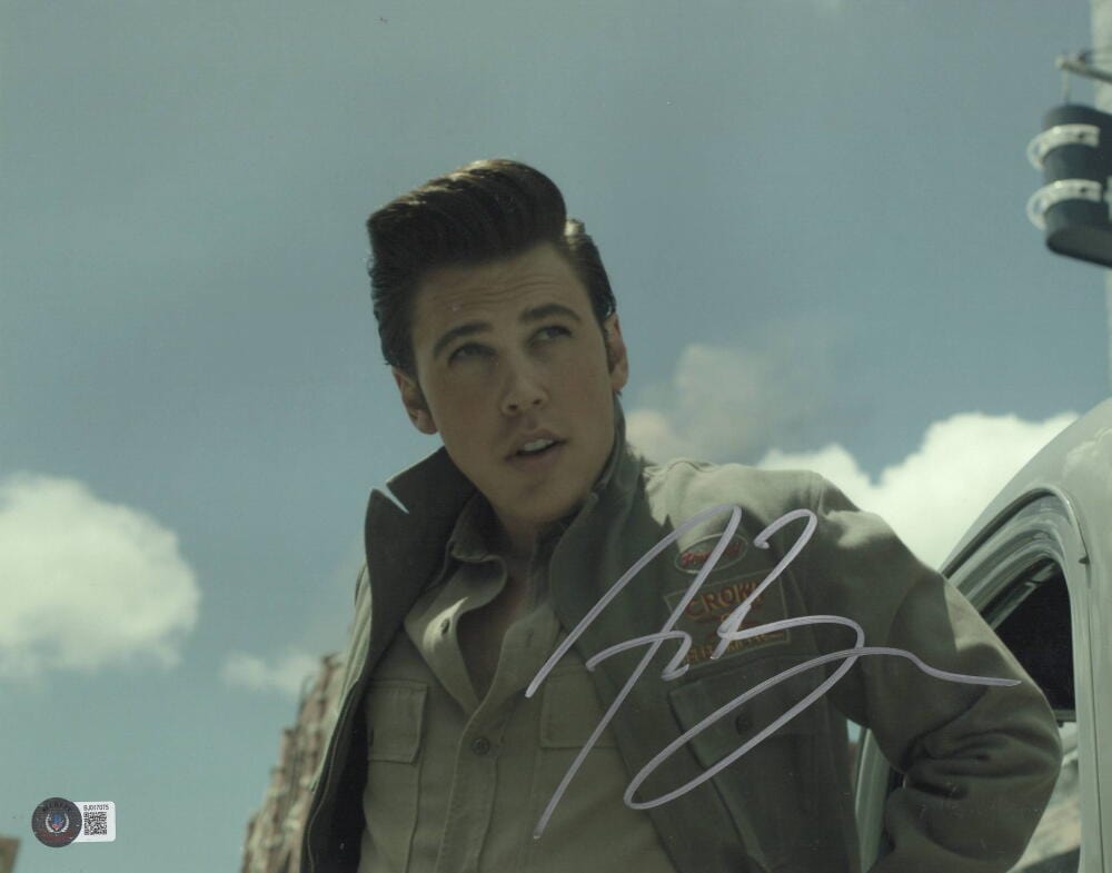 Austin Butler Authentic Autographed 11x14 Photo Beckett COA