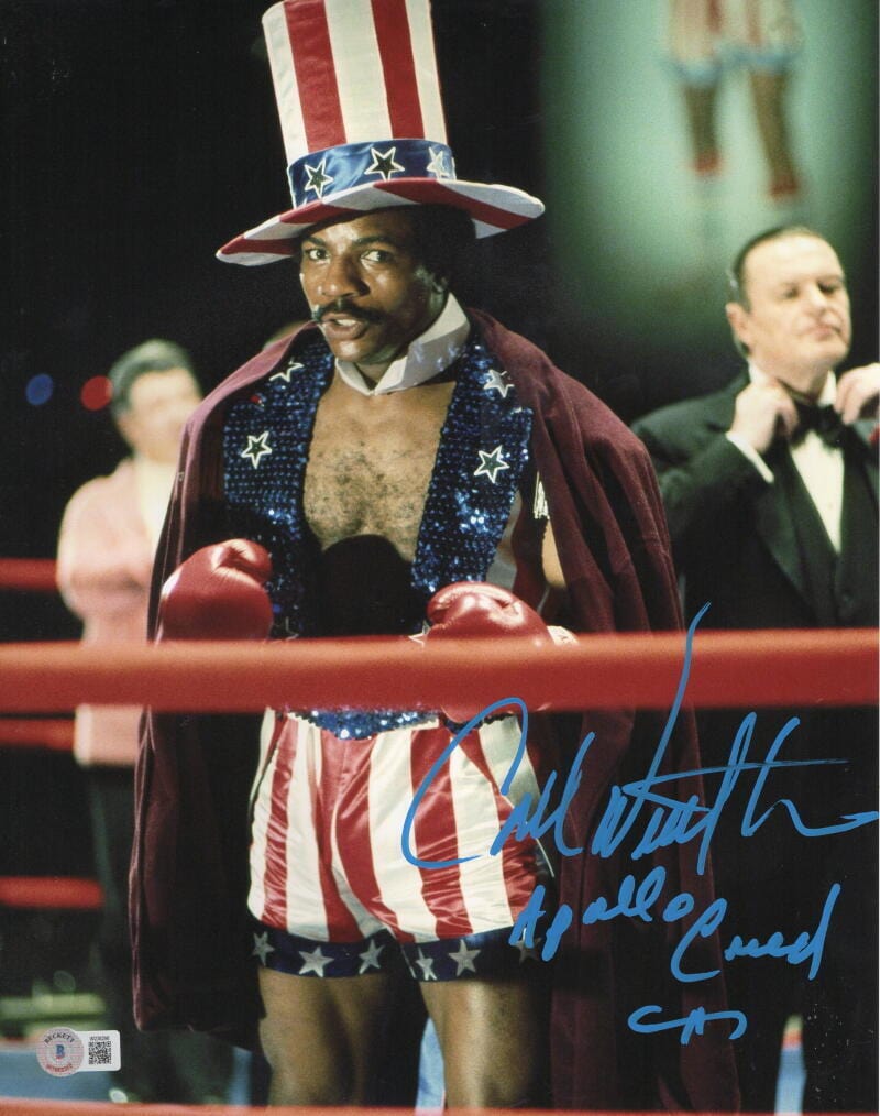 Carl Weathers Signed 11x14 Photo - Beckett COA