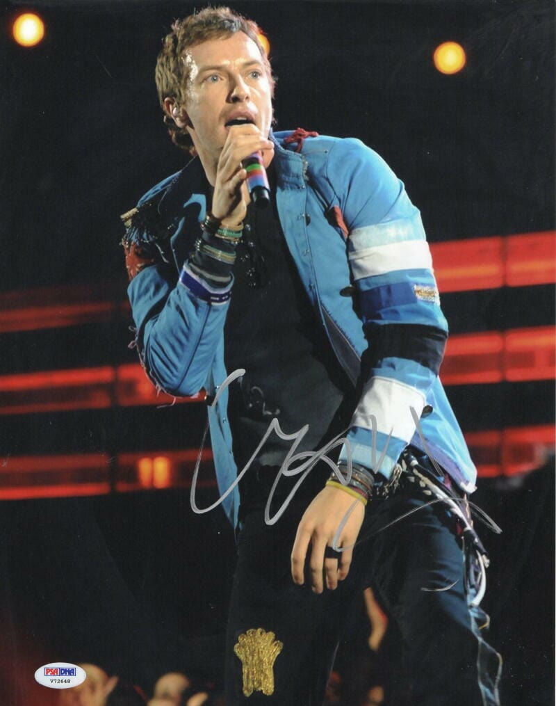 Chris Martin Autographed 11x14 Photo | Prime Time Signatures