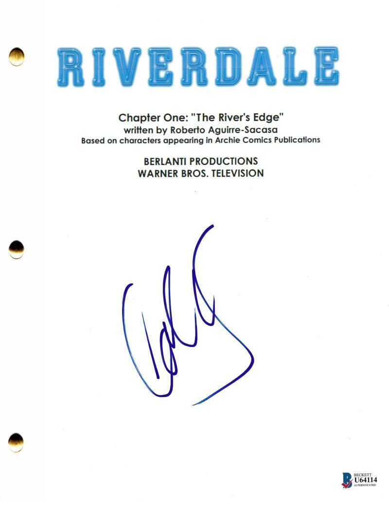 Cole Sprouse Autographed Riverdale Script - PTS