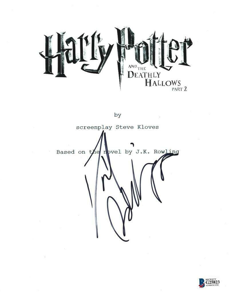 Daniel Radcliffe Authentic Autographed Harry Potter Script Beckett