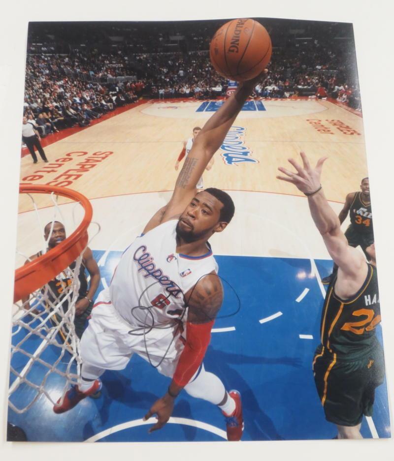 Deandre Jordan Signed 11x14 Photo | PTS COA