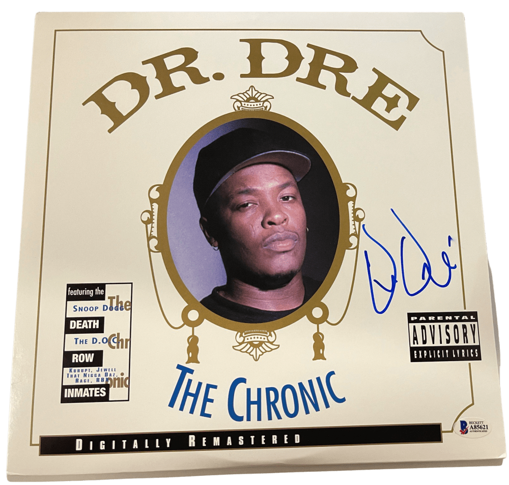 Dr. Dre Authentic Autographed The Chronic Vinyl Record Beckett