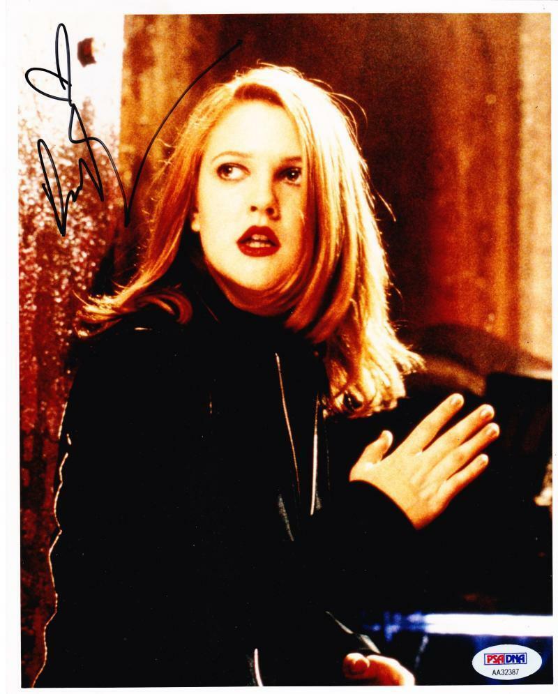 Drew Barrymore Authentic Autographed 8x10 Photo PSA/DNA COA