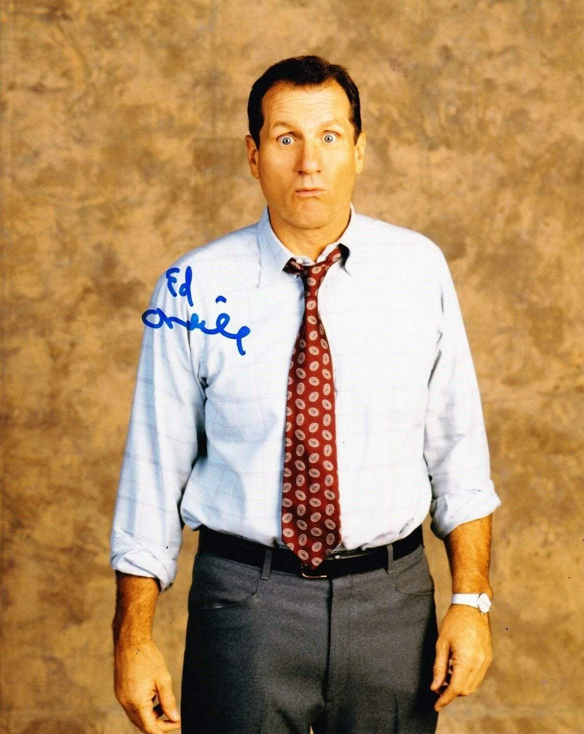 Ed O'Neill Authentic Autographed 8x10 Photo PTS COA