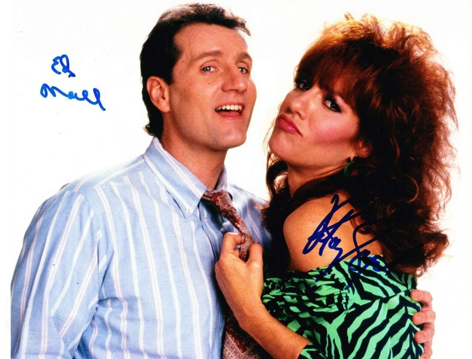 Ed O'Neill, Katey Sagal Signed 8x10 Photo | PTS