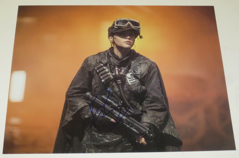 Felicity Jones Authentic Autographed 11x14 Photo PTS COA