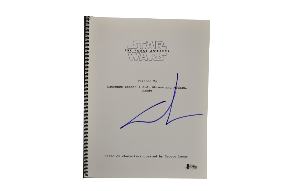George Lucas Signed Star Wars The Force Script | PTS