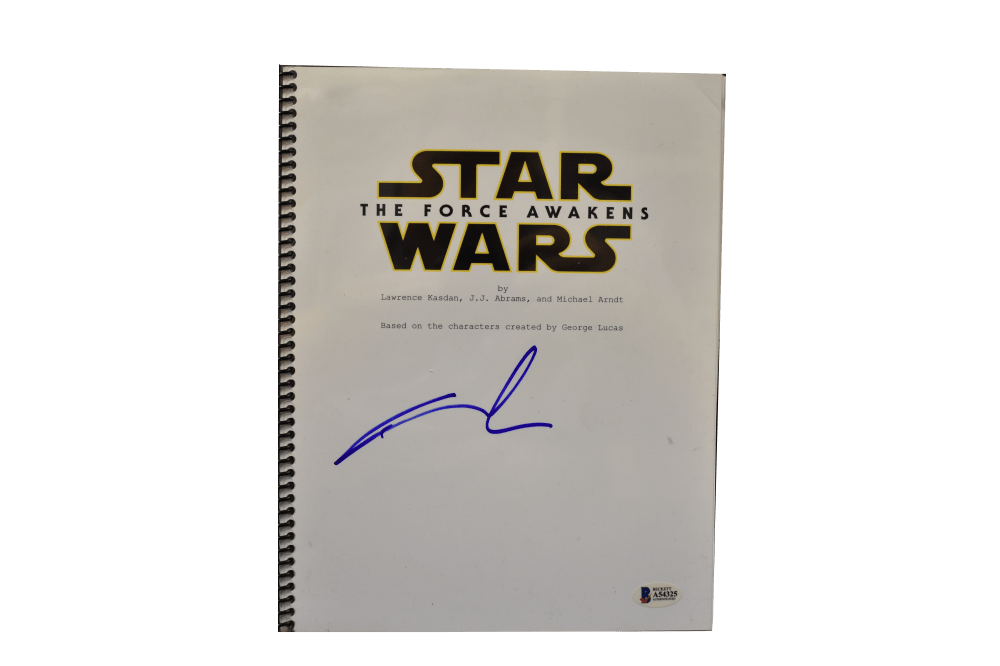 George Lucas Autographed Star Wars The Force Script - PTS