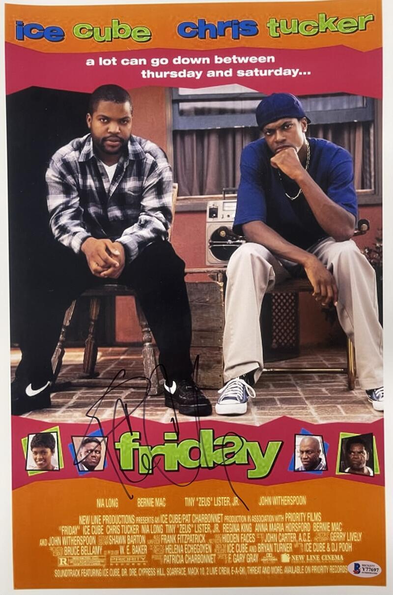 Ice Cube Authentic Autographed n/a Photo Beckett COA