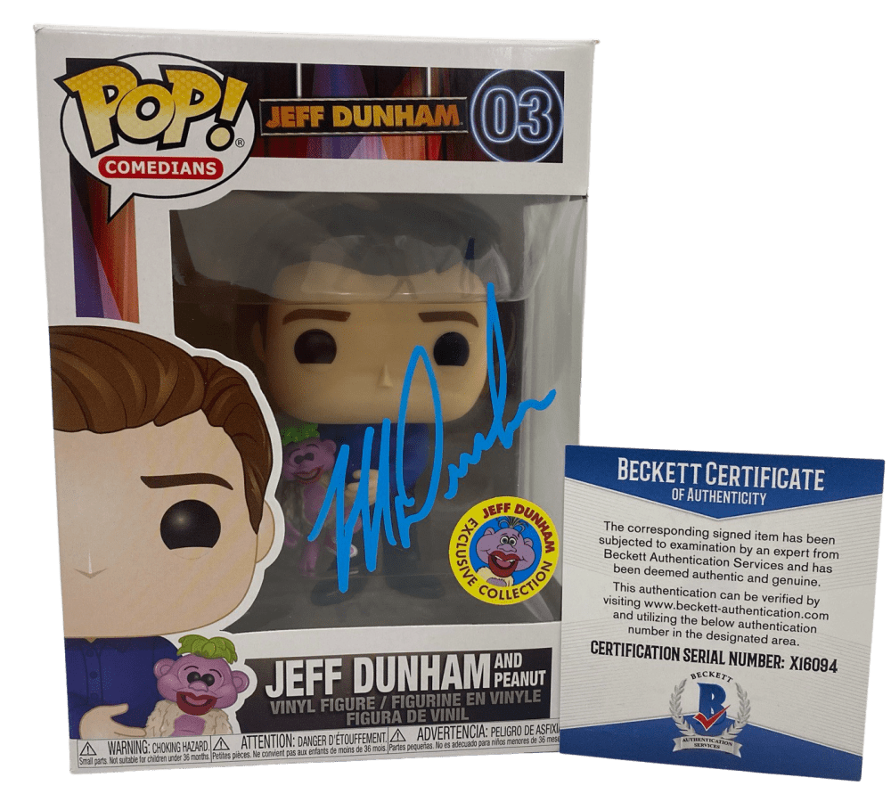 Jeff Dunham Authentic Autographed Funko Beckett COA