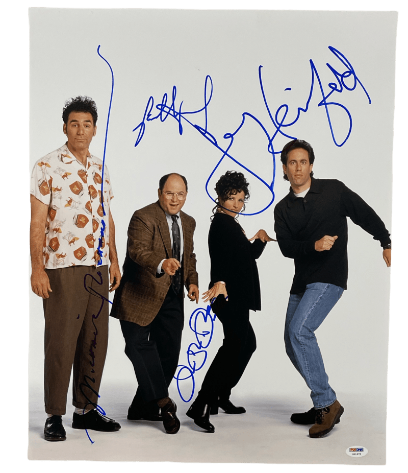 Seinfeld Cast Autographed 16x20 Photo #1