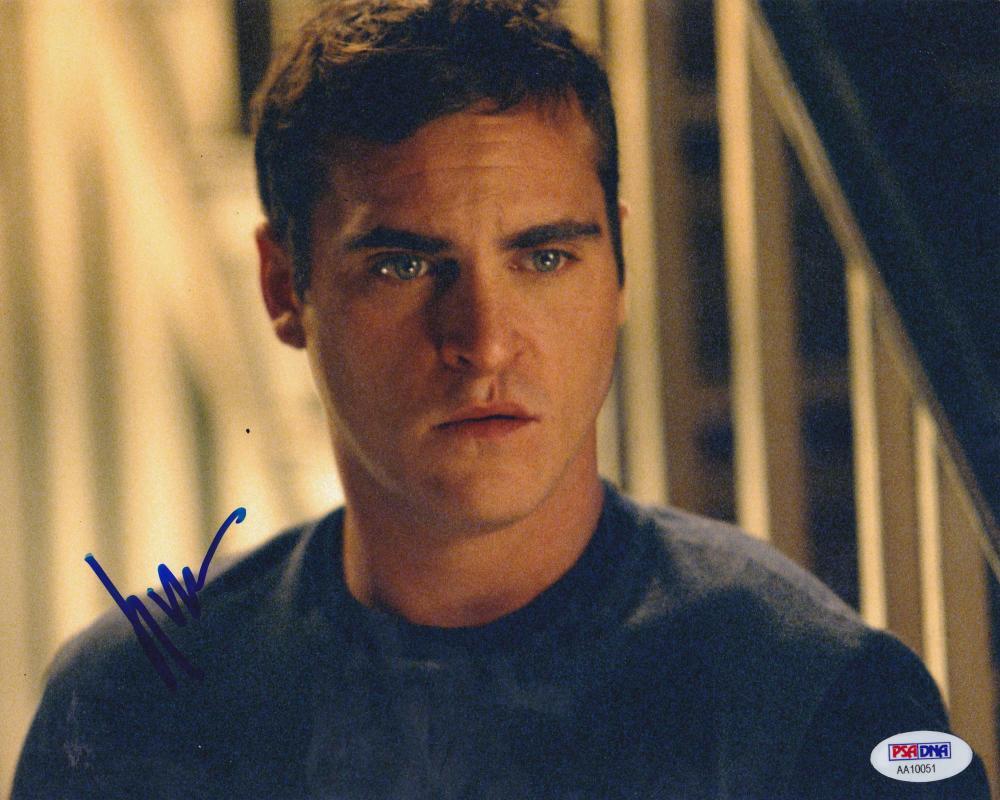 Joaquin Phoenix Authentic Autographed 8x10 Photo PSA/DNA COA