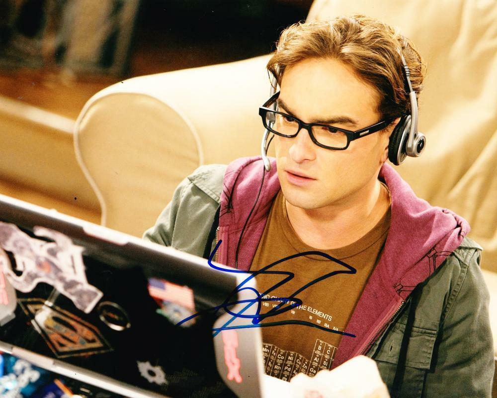 Johnny Galecki Authentic Autographed 8x10 Photo PTS COA