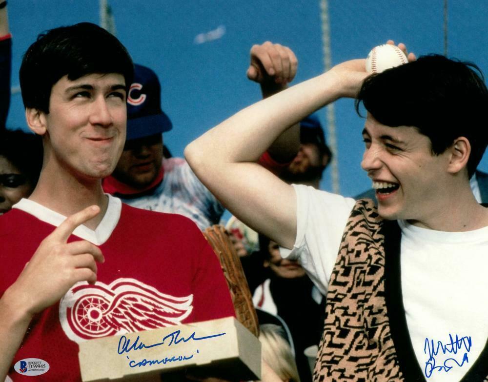 Alan Ruck, Matthew Broderick Authentic Autographed 11x14 Photo