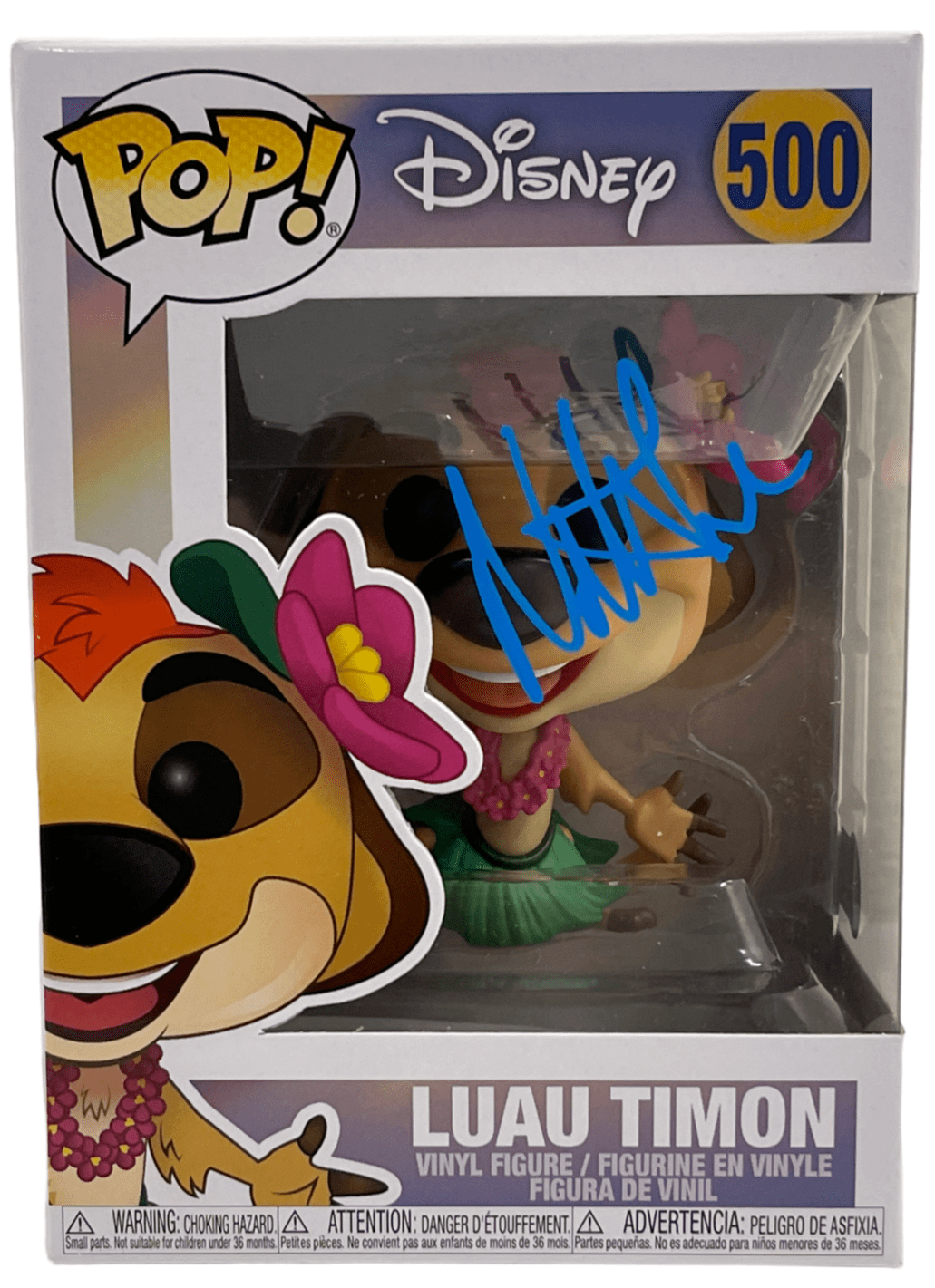 Nathan Lane Signed Luau Timon Disney Funko - Beckett COA