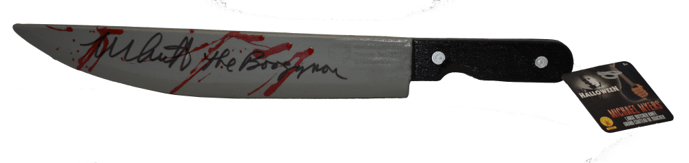 Nick Castle Authentic Autographed Halloween Knife Beckett COA
