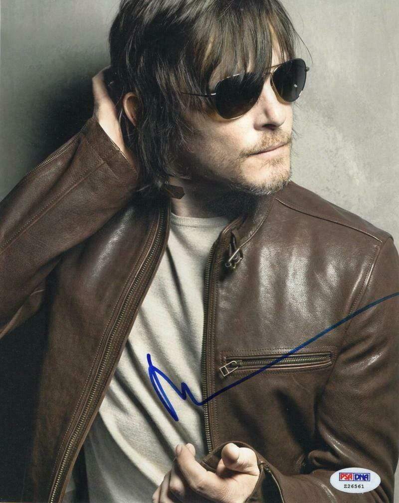 Norman Reedus Authentic Autographed 8x10 Photo PSA/DNA COA