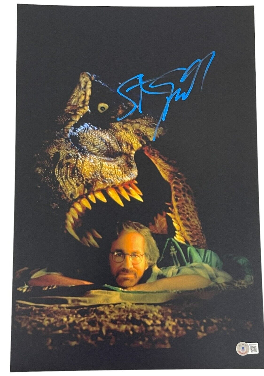 Steven Spielberg Autographed 12x18 Photo Poster