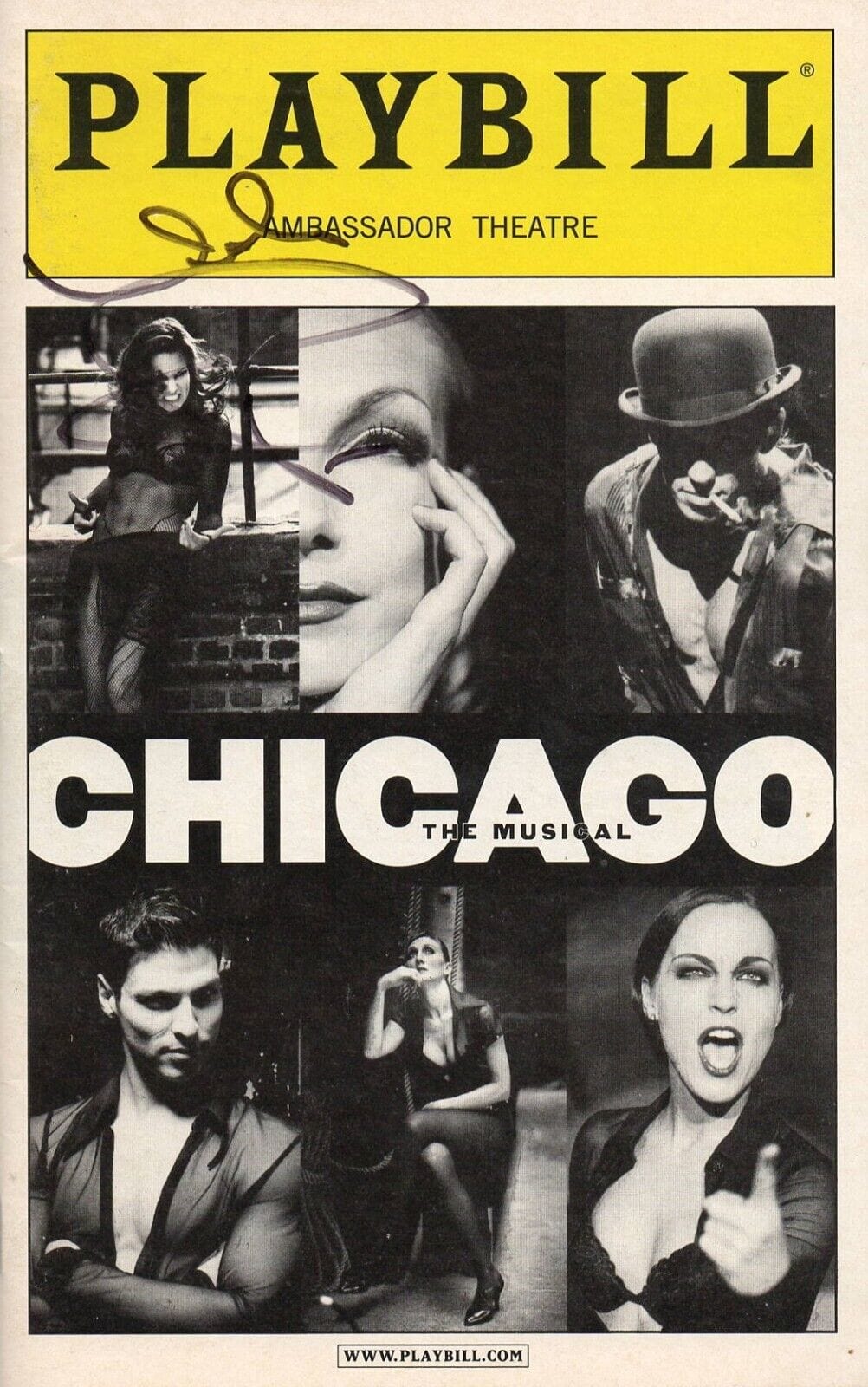 Usher Signed Playbill | Authentic PTS COA