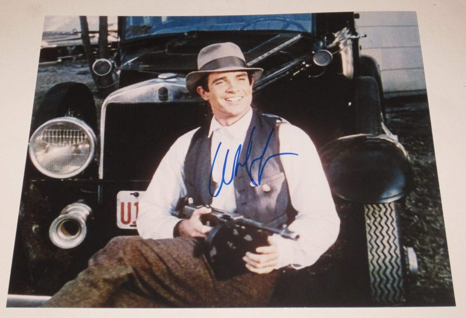 Warren Beatty Authentic Autographed 8x10 Photo PTS COA
